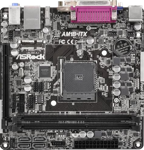 Amazon Com Asrock Mini Itx Ddr Na Motherboard Am B Itx Electronics