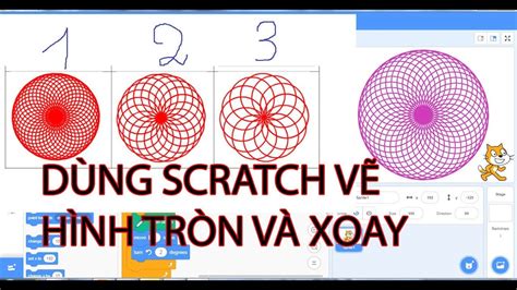 Hướng dẫn cách vẽ hình tròn xoay trong scratch thú vị và sáng tạo