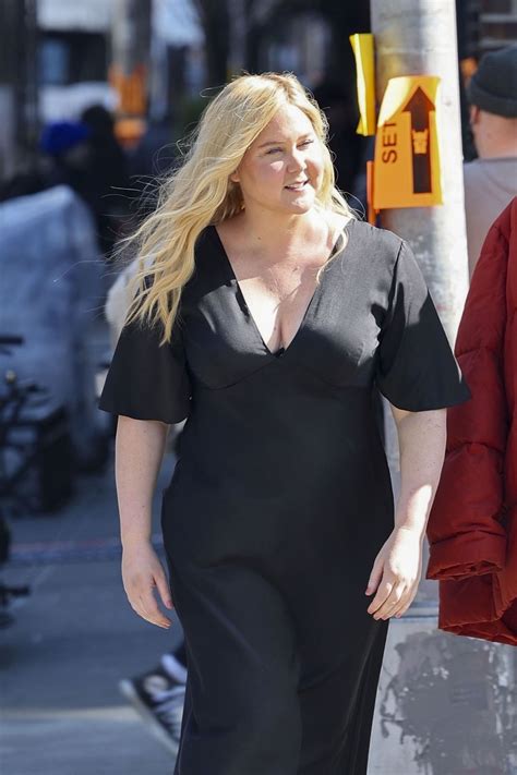 Amy Schumer On The Set Of Kinda Pregnant In New York 02262024