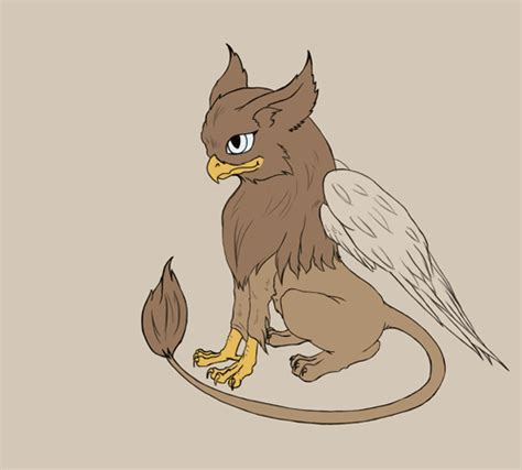 Mythical Cute Griffin