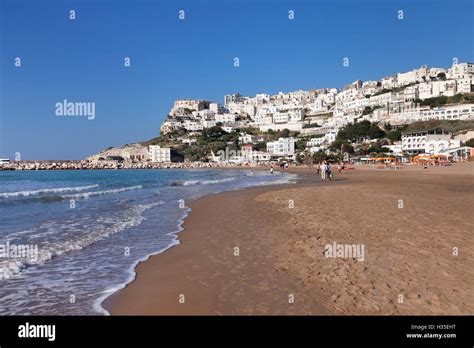 Spiaggia Di Jalillo Beach Peschici Gargano Foggia Province Puglia