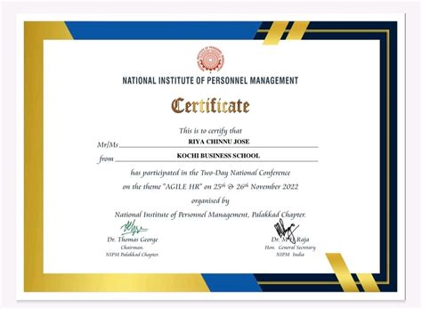 riya chinnu jose on linkedin nipm nationalconference stuna2022