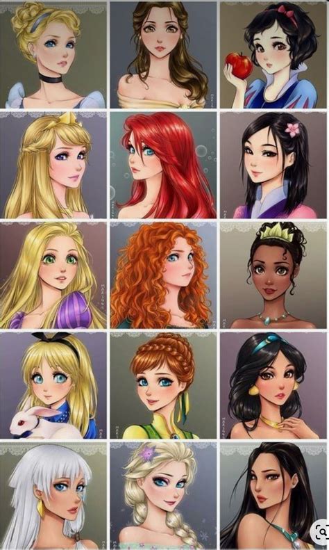 Draw Disney Princesses Disney Cartoon Girls Disney Princess Drawings