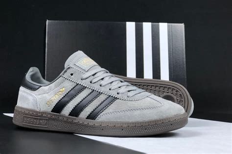 Чоловічі кросівки Adidas Handball Spezial Grey кеди Адідас Спеціал Спешл сірі замшеві Id