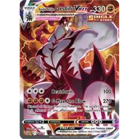 Single Strike Urshifu Vmax 168163 Pokemon Battle Styles