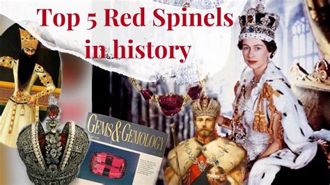 Top 5 Red Spinels In History 👑 Black Princes Ruby Timur Ruby And Other Crown Jewels ️ Youtube