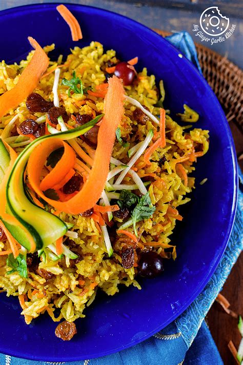 Carrot Zucchini Rice Pilaf Recipe My Ginger Garlic Kitchen