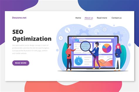 Seo Optimization Vector Design Concept