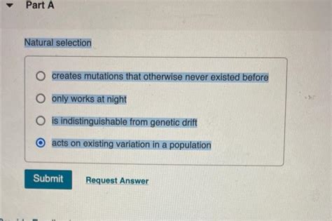 Solved Natural Selection Creates Mutations That Otherwise Chegg