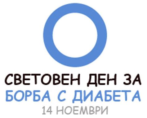 ﻿14 ти ноември Световен ден за борба с диабета
