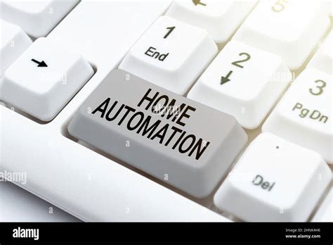 Text Caption Presenting Home Automation Word Written On Home Solution That Enables Automating