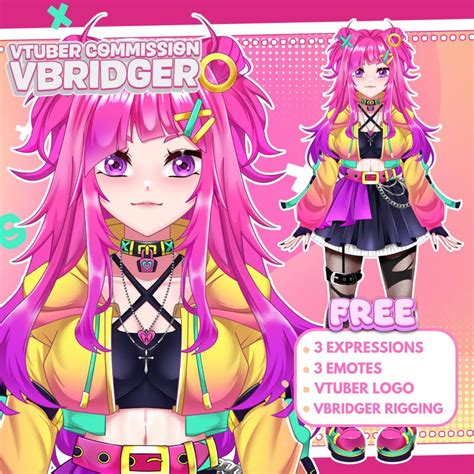 Vseeface Vtuber Model Etsy