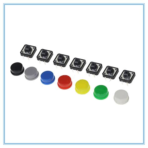 20PCSMixed Color Smart Electronics Tactile Push Button Switch Momentary