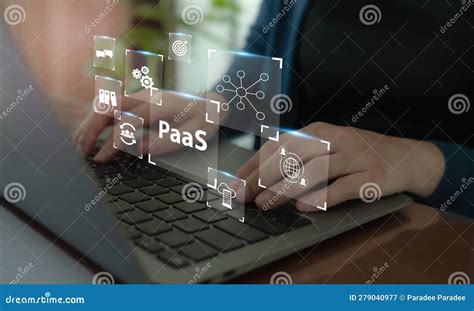 Paas Platform As A Service Acronym Technology Concept Background Stock Image Cartoondealer