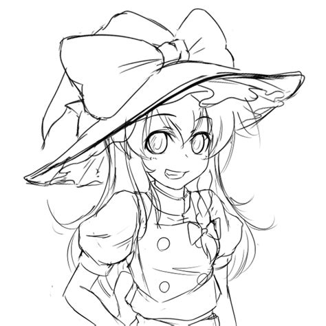 Kirisame Marisa Touhou Drawn By K Isu Danbooru