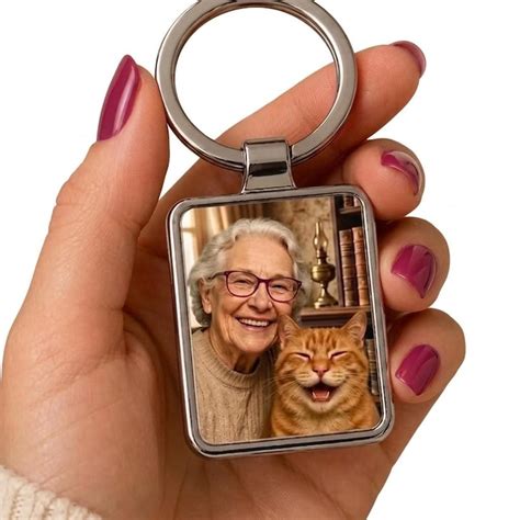 Custom Photo Key Holder Etsy