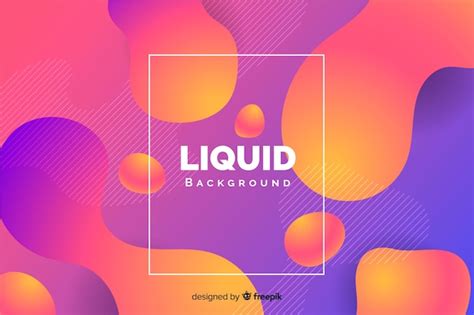 Free Vector Gradient Liquid Background