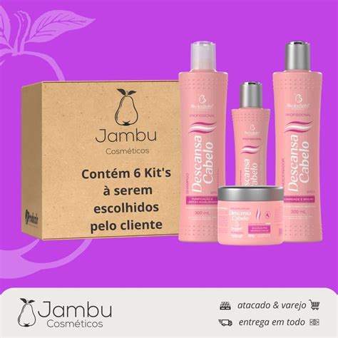 Kit Capilar Bio Instinto Descansa Cabelo Caixa 6 Kits Shopee Brasil