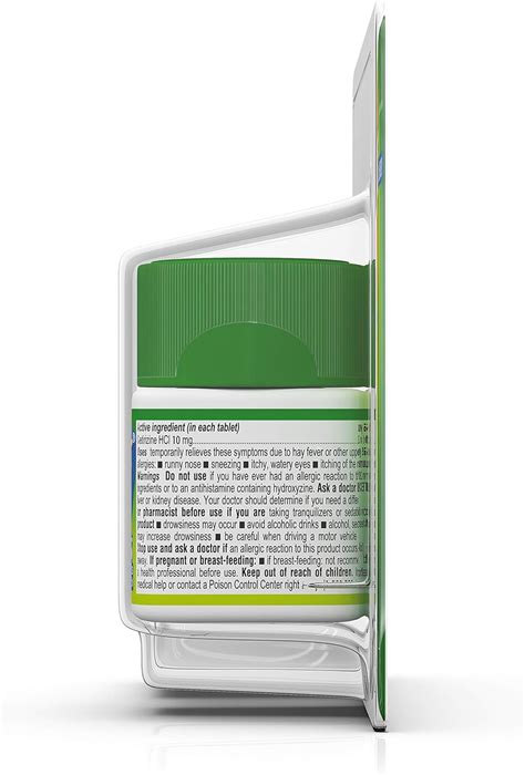 Buy Zyrtec Hour Allergy Relief Tablets Antihistamine Allergy Medicine With Mg Cetirizine