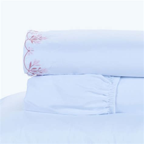 Jogo de Cama Bordado King Size Branco Rosa 100 Algodão 200 Fios 4