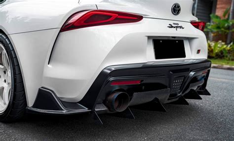 Vrs Style Carbon Fiber Rear Diffuser Toyota A90 Gr Supra