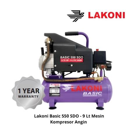 Jual Lakoni Basic 550 Sdo Sds Lakoni 9 Liter 550 Watt Kompresor Angin