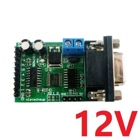 R217a08 12v 8ch Rs232 Io Control Switch Relay Plc Expansion Board Db9 Serial Port Pc Com Module