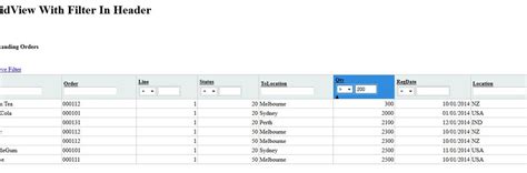 cms and web asp gridview with filter in header
