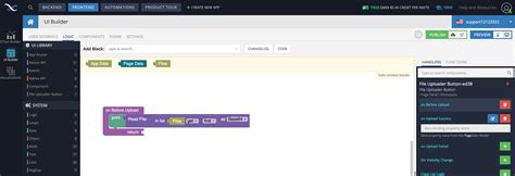 File Upload To Third Party Sites And View Options Ui Builder