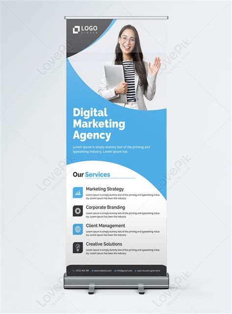 현대 롤업 배너 이미지 사진 450133329 무료 다운로드