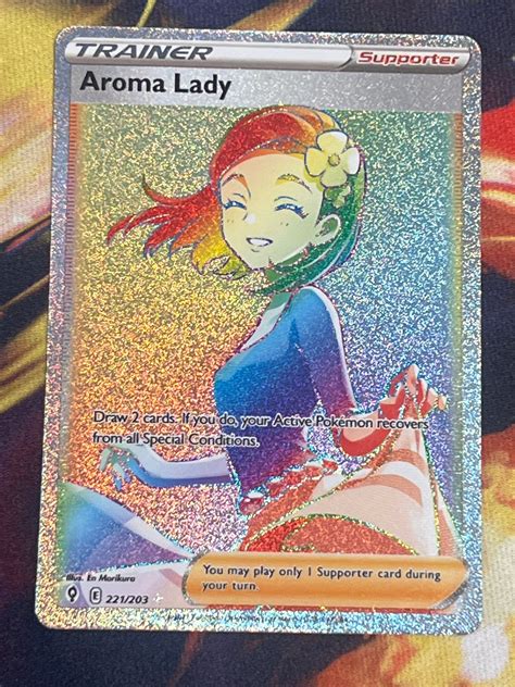 2021 Pokemon Aroma Lady Rainbow Secret Rare Ultra Rare 221