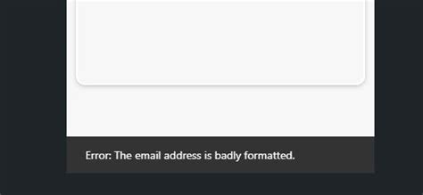 The Email Address Is Badly Formatted Flutterflow