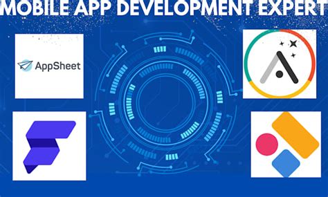 develop mobile apps using appsheet flutterflow adalo glide airtable
