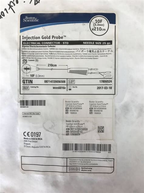 New Boston Scientific 6016 Injection Gold Probe Electrical Connector