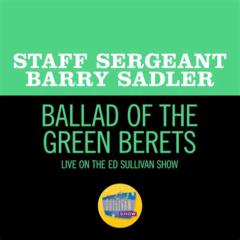 Ballad Of The Green Berets Live On The Ed Sullivan Show January 30