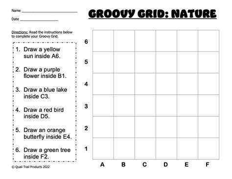 Grid Coordinate Plane Worksheets