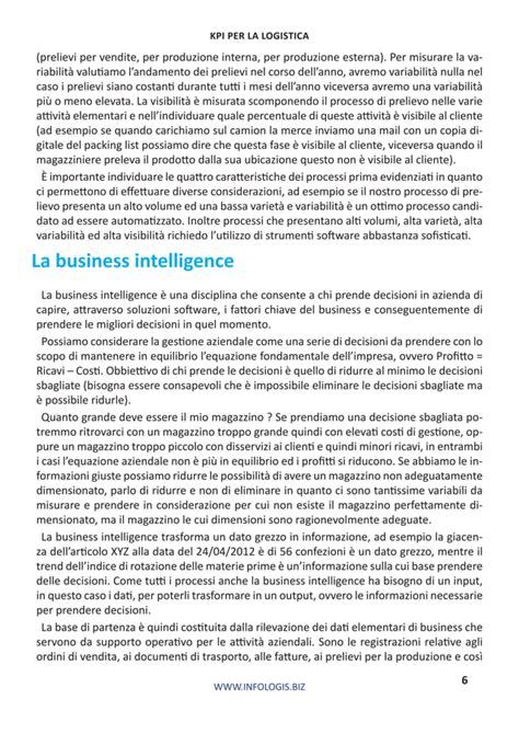 Kpi Per La Logistica Pdf