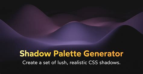 Css Shadow Palette Generator Best Website Gallery