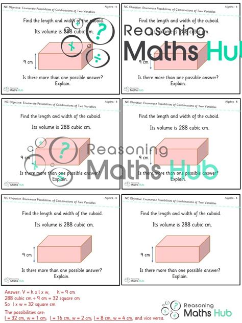 Enumerate Possibilities Of Combinations Of Two Variables Master The
