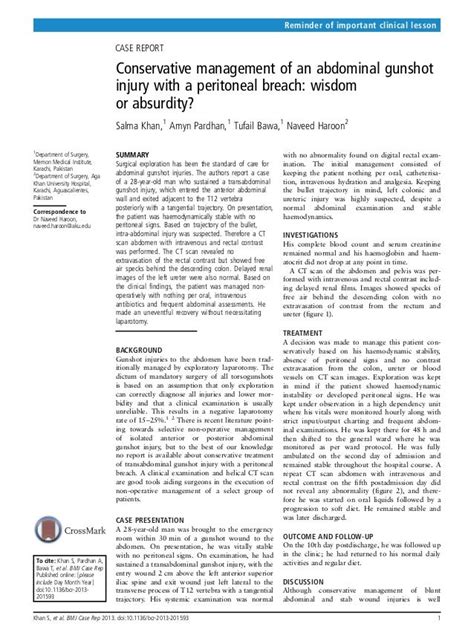 Bmj Case Report Template