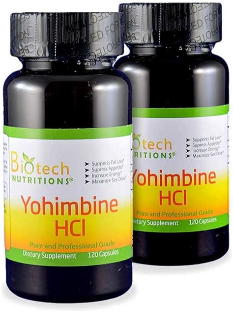 Biotech Nutritions Yohimbine Hci Pure And Professional Grade Supports