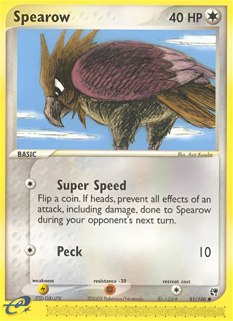 Spearow Vpokedex