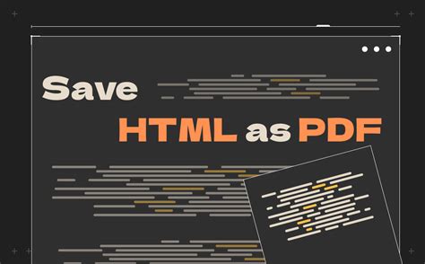 How To Save An Html As A Pdf Proven Ways