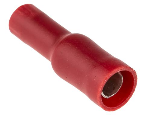 Insulated Bullet Female Connector 1 5mm Red Dade