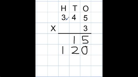 Column Multiplication Expanded Method Youtube