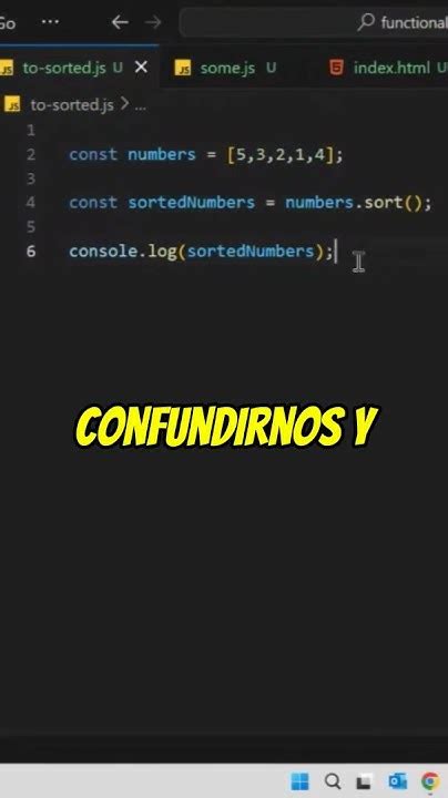 Ordenando Un Array De Números Programacionfuncional Developer Dominicode Youtube