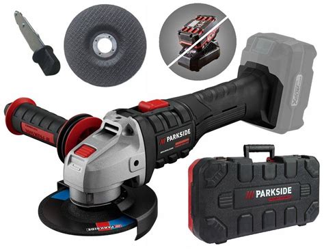 SZLIFIERKA KĄTOWA PARKSIDE PERFORMANCE 20V WALIZKA 14351728270