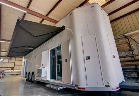 Custom Aluminum Lift Gate Stacker Trailers For Sale In Terrell Tx