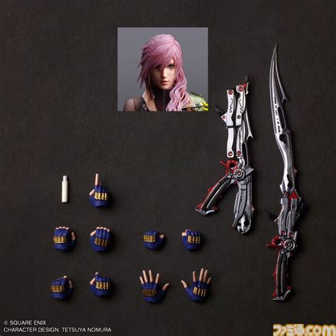 画像ページ 49 『ff13』ライトニングフィギュア登場。ブレイズエッジは銃と剣を切り替え可能。眼球可動で幅広いシチュエーションを再現