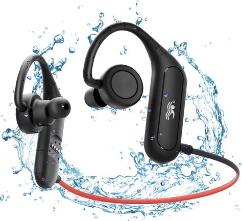Amazon MTYBBYH Swimming Headphones IPX8 Waterproof Earbuds For